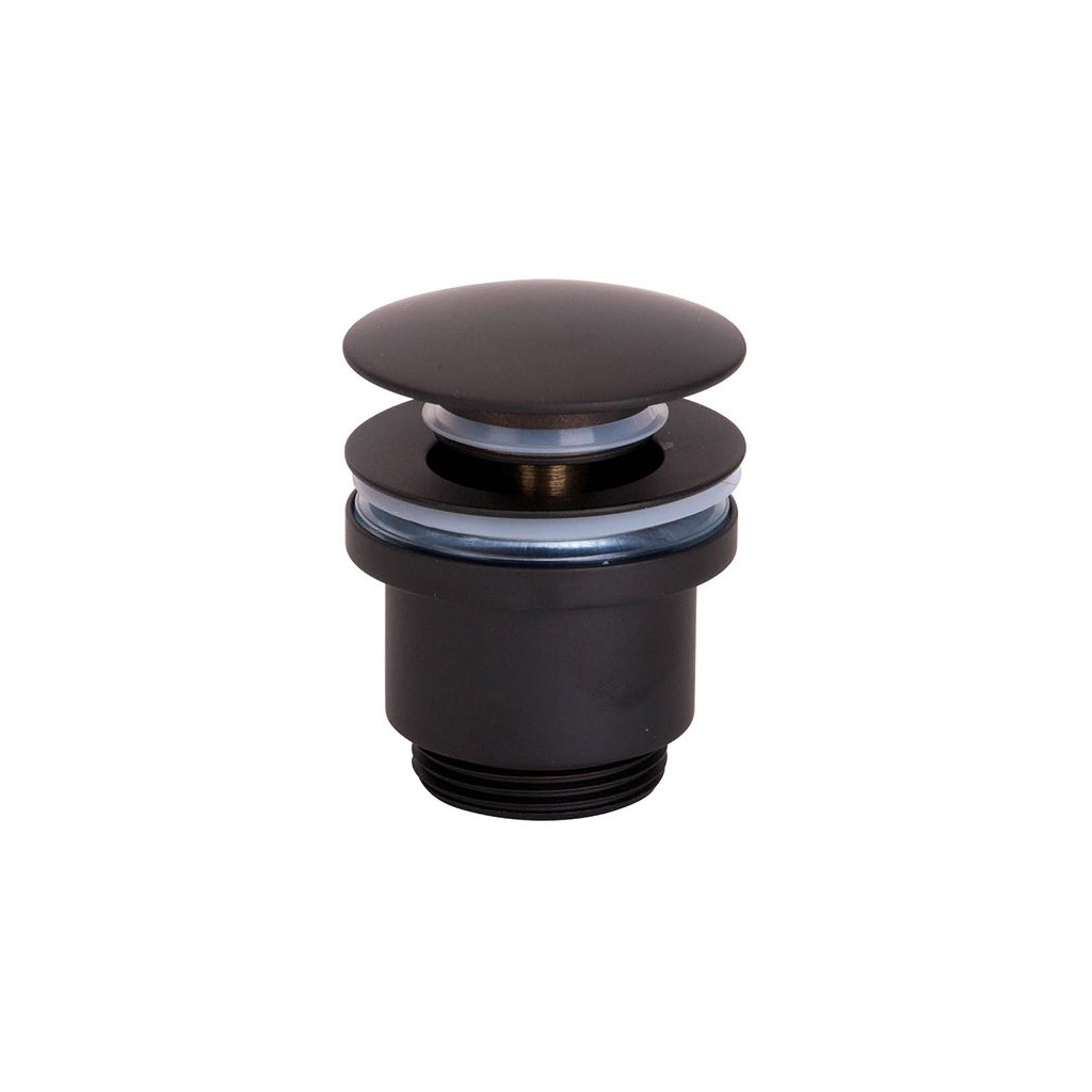 Válvula automática 1 1/4" click-clack negro